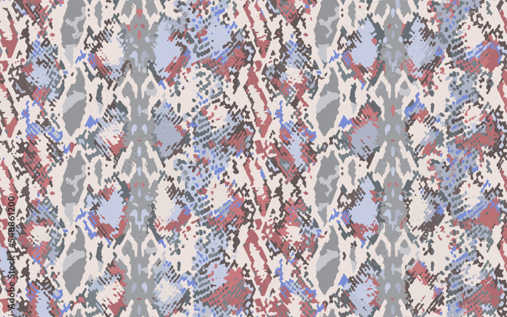 Full Seamless Snake Animal Skin Pattern Vector. Snake leather design ...
