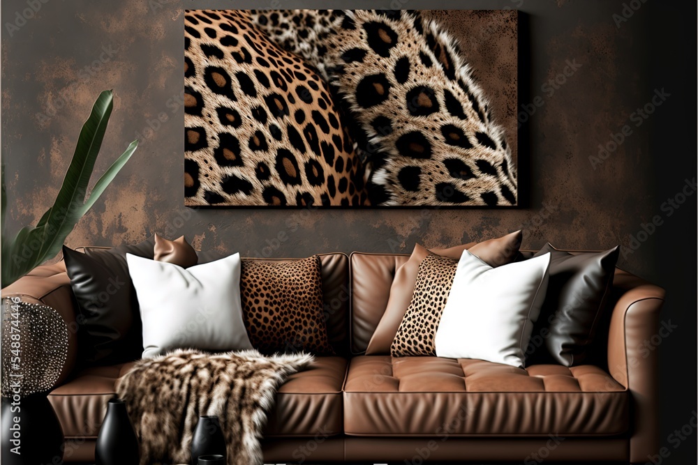 Leopard Skin Texture Print Marks Stock Illustration | Adobe Stock