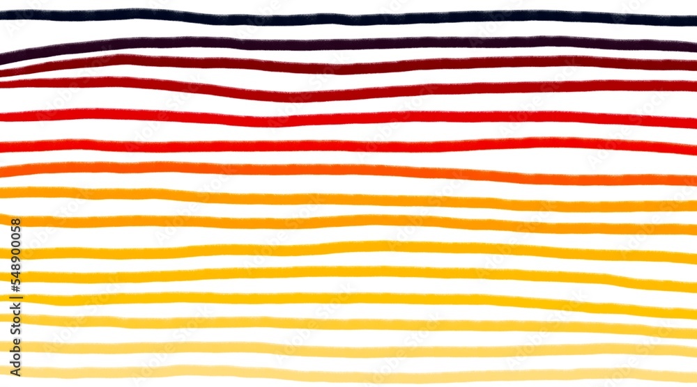 Abstract line pattern with yellow and red gradation for background and ...