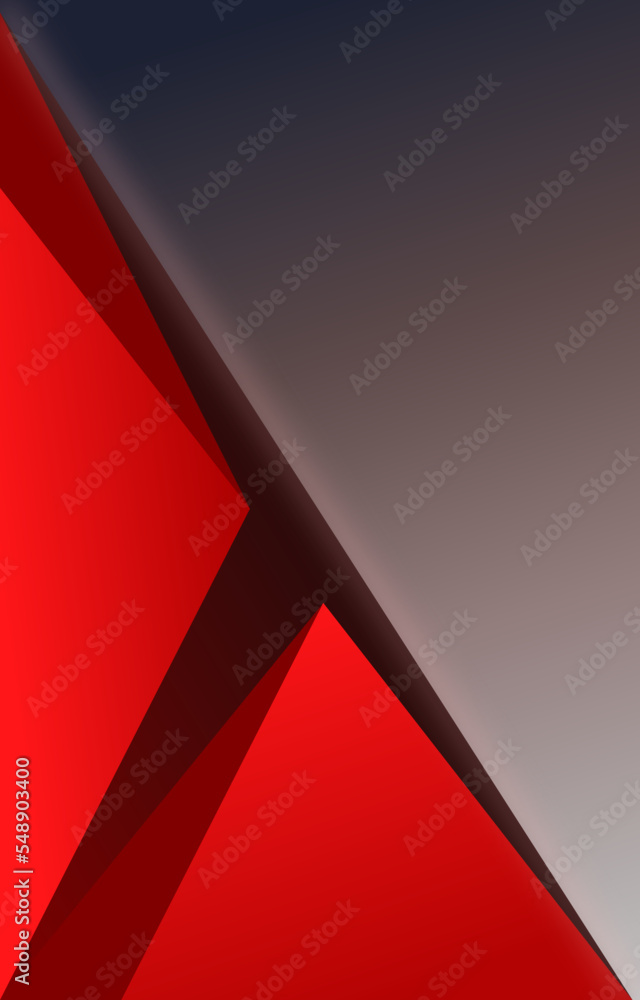 modern red abstract pyramid Stock Vector | Adobe Stock
