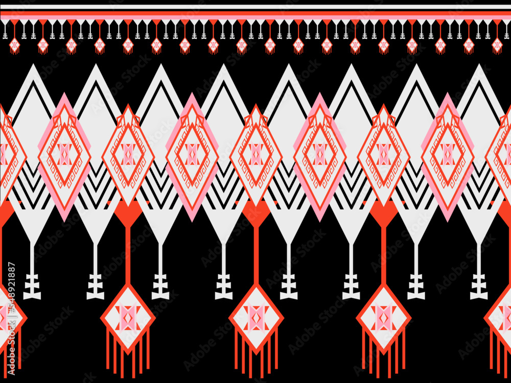 red and white background, Traditional geometric patterns for ...