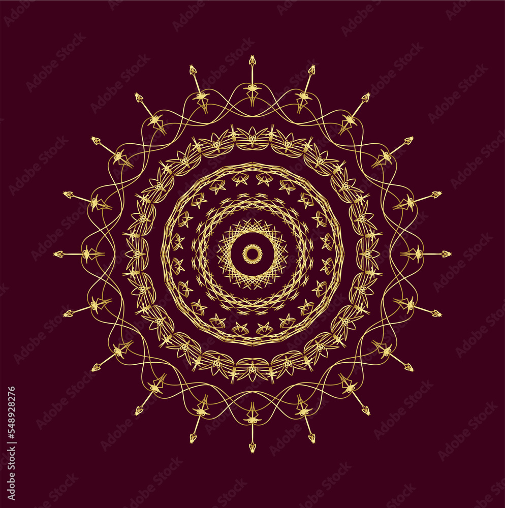 mandala colorful art, ancient Indian vedic background design, multiple ...