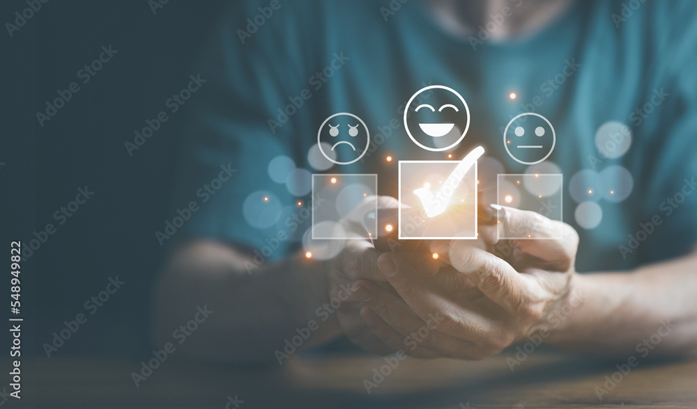 Customer service evaluation ,satisfaction in using products and ...