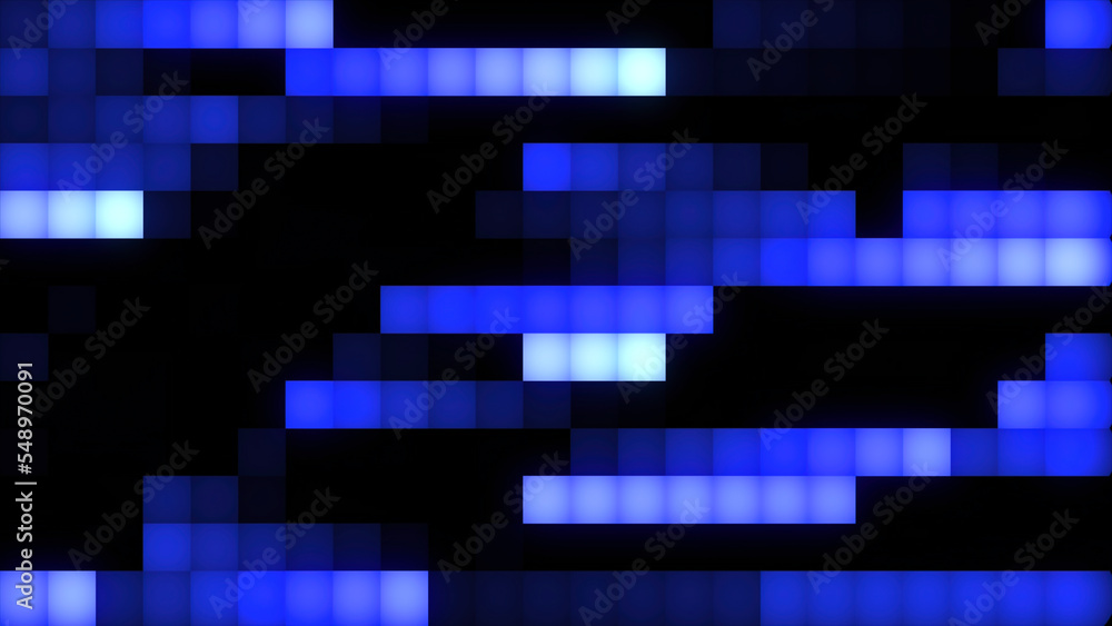 ภาพประกอบสต็อก Pixel lines move horizontally. Motion. Retro animation ...