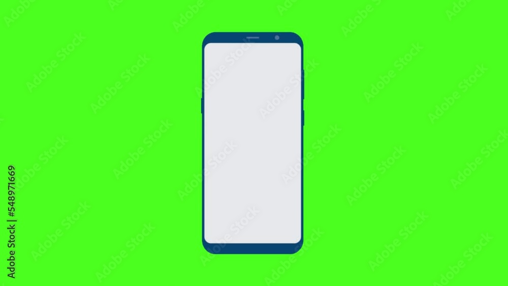 4K Looped tap animation, mobile phone, Adult checking Smartphone ...