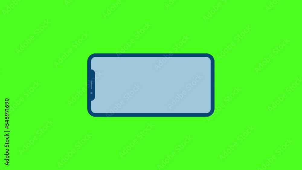 4K Looped tap animation, mobile phone, Adult checking Smartphone ...