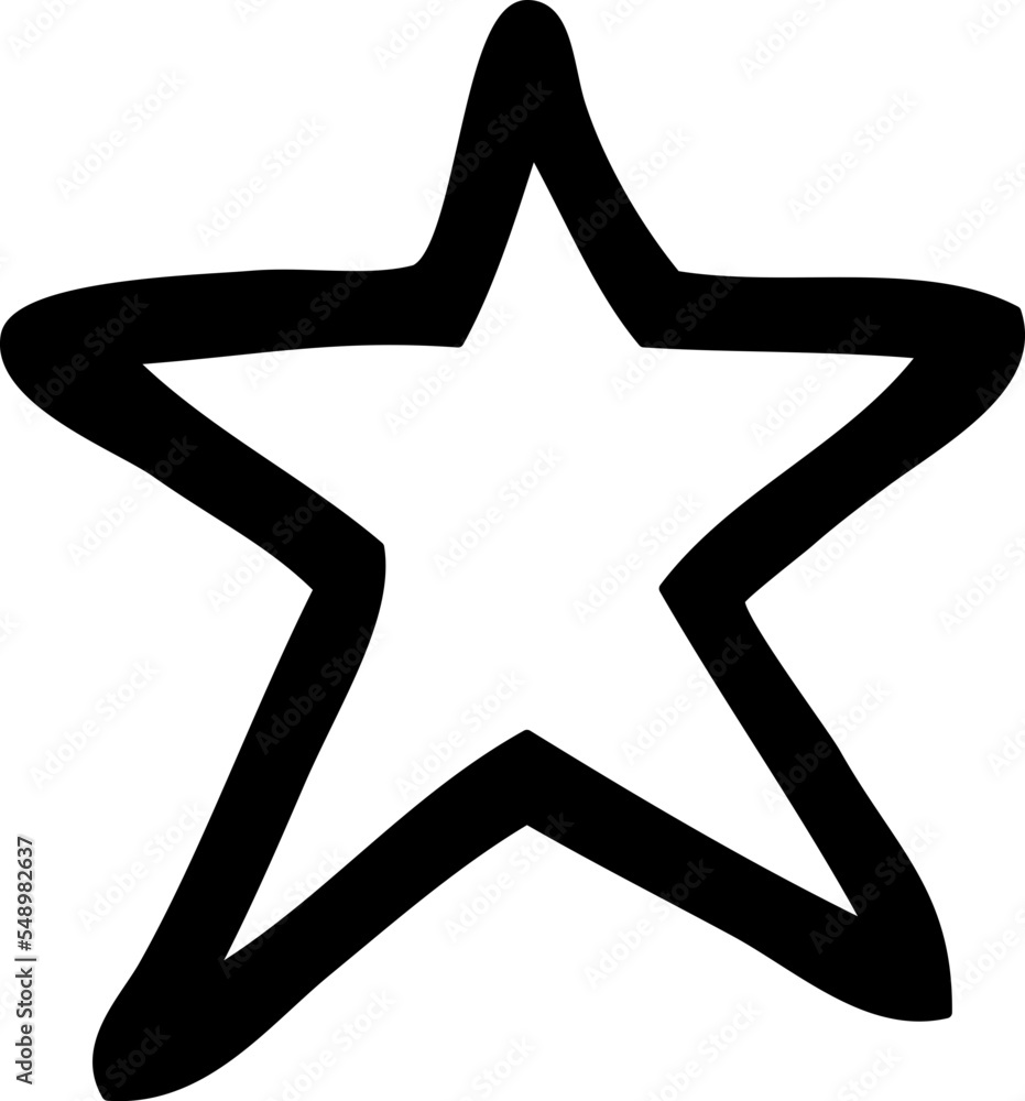 cartoon star symbol Stock Vector | Adobe Stock