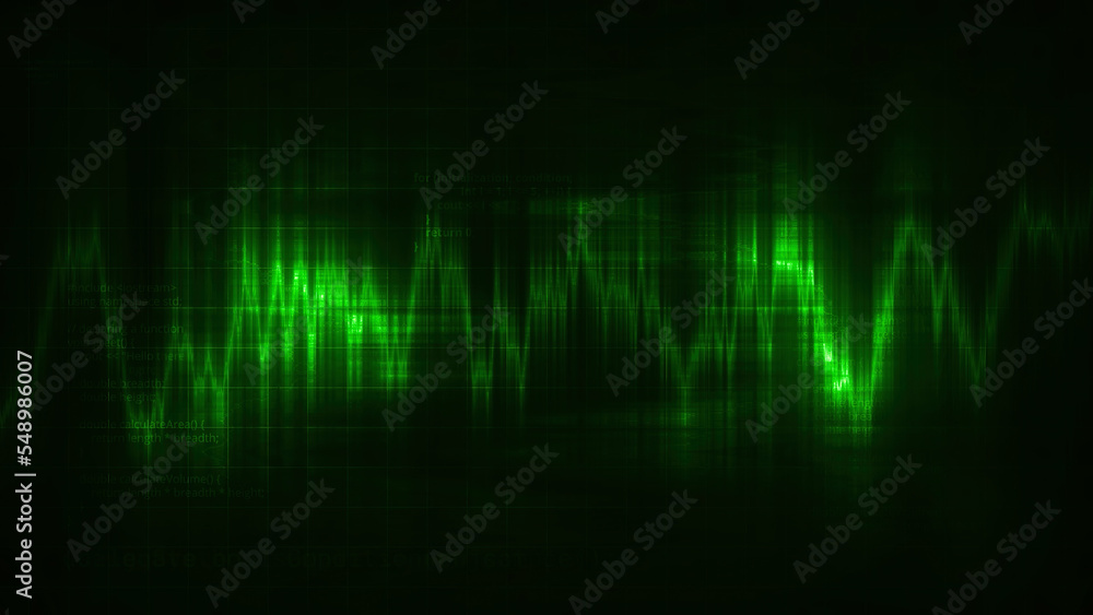 Moving wave line with radiance. Motion. Shining line moves in wave ...