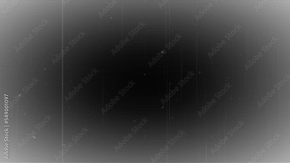 Vintage Old TV Blank Screen Effect White Dust Splotch Damaged Film ...