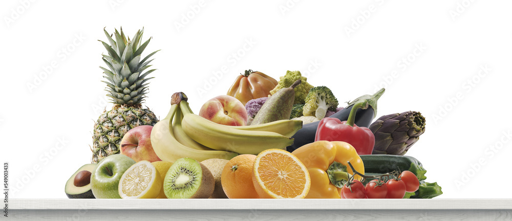 PNG file no background Healthy fresh vegetables and fruits Stock ...