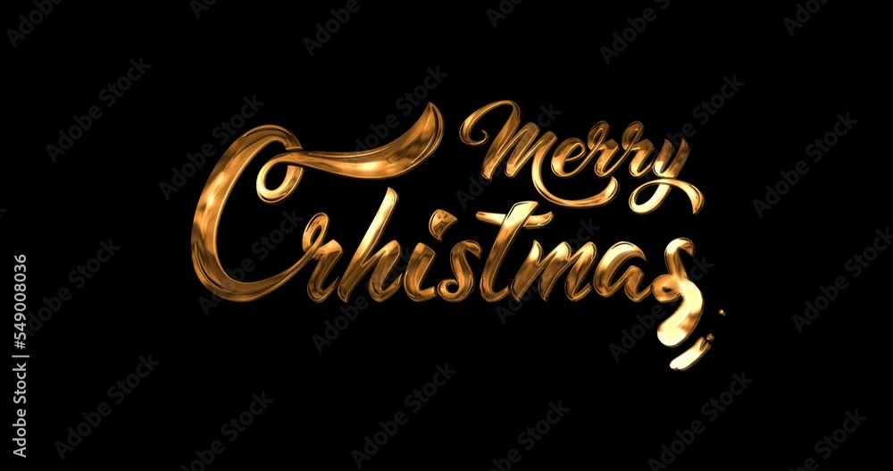 Merry Christmas animation, is suitable for celebrations, wishes, events ...