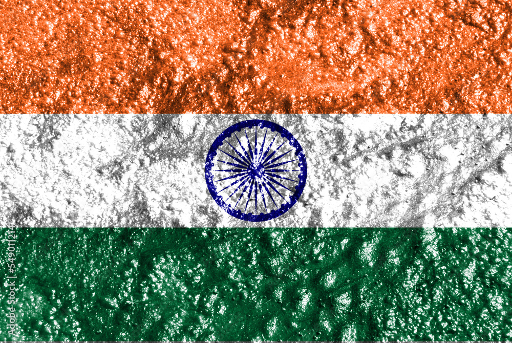 Indian flag close-up Stock Photo | Adobe Stock