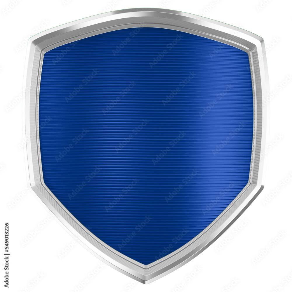 Poster Escudo azul 3d para composição – Wall Art | UkPosters