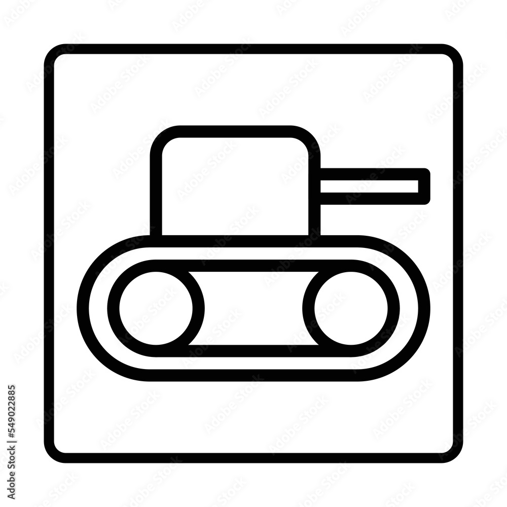 tank Icon. Social media sign icons. Vector illustration isolated for ...