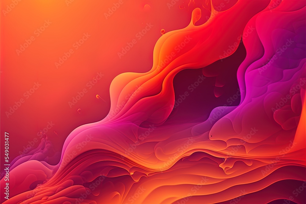 Gradient Hot Background Stock Illustration | Adobe Stock