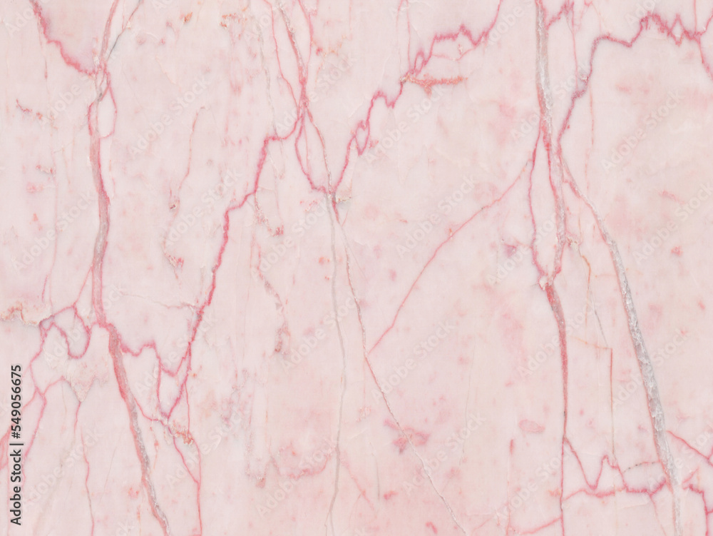 Pastel pink marble texture with white veins pattern. Abstract ...