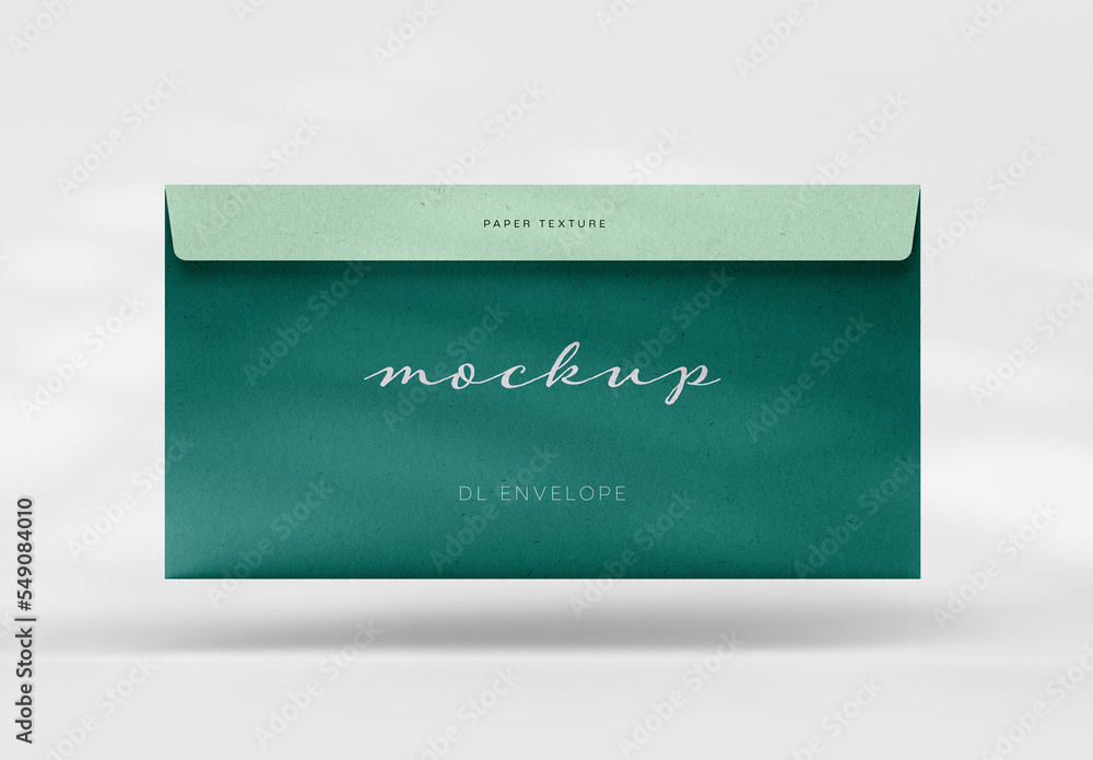 Envelope Mockup Design with Overlay Shadow and Editable Background ...