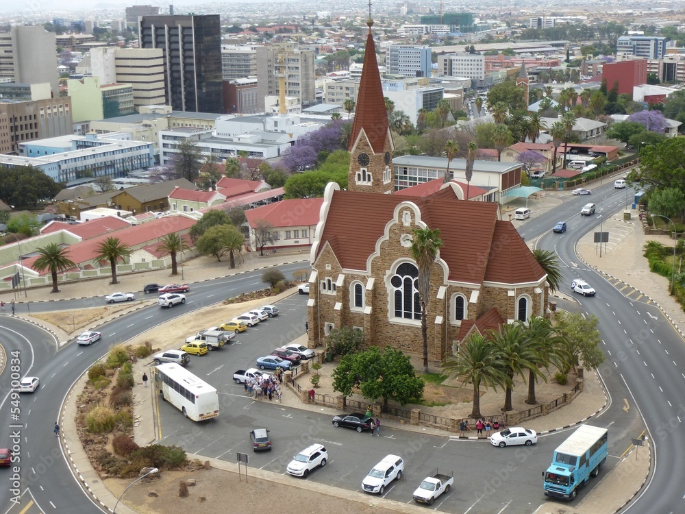 The Christ Church in Windhoek, Namibia Stock Photo | Adobe Stock
