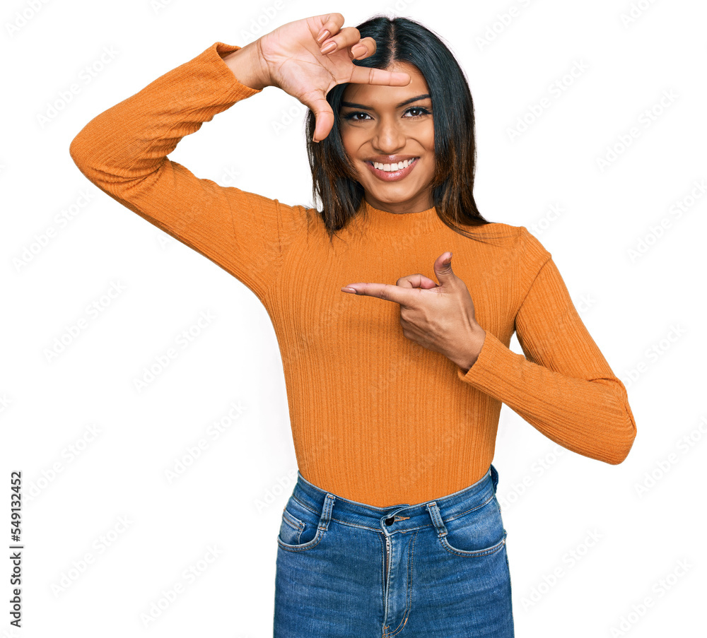 Young Latin Transsexual Transgender Woman Wearing Casual Clothes