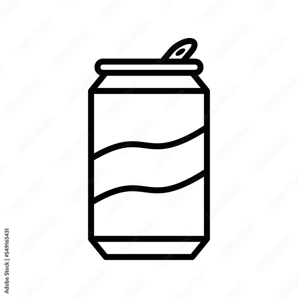soda can icon vector design template in white background Stock Vector ...