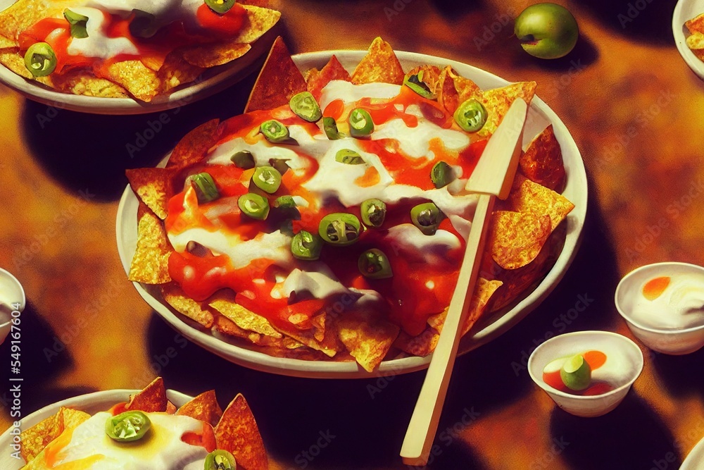 Nacho Nachos Seamless Texture Pattern Tiled Repeatable Tessellation ...