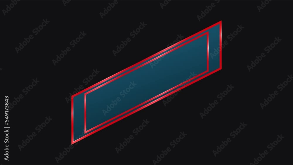 Simple minimalistic shiny metallic lower third animation in 4K RGB ... Simple minimalistic shiny metallic lower third animation in 4K RGB ...