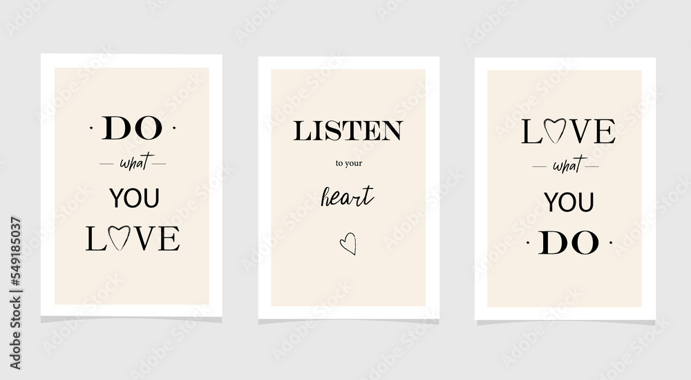 Motivational posters. Inspiring quotes about your capabilities. A set ...