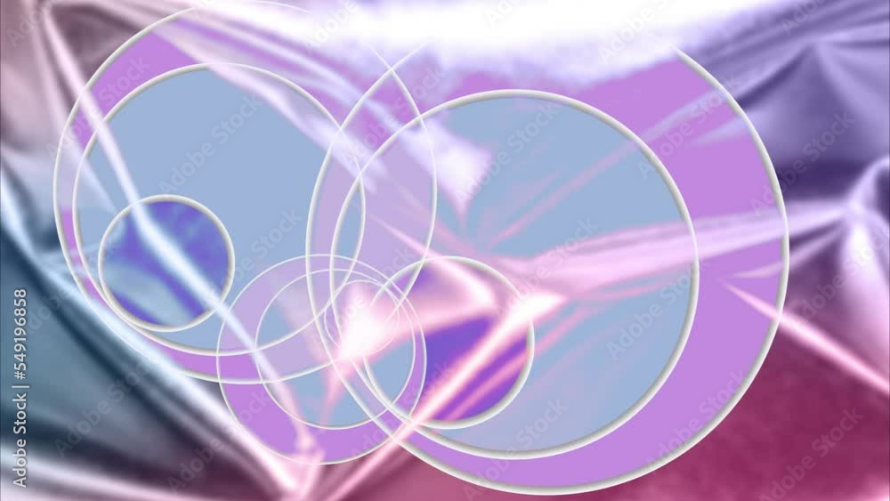 animated background with moving circles in pastel colors for social ...