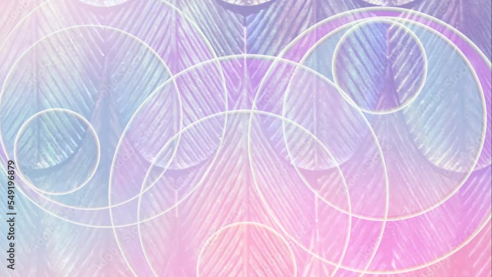 animated background with moving circles in pastel colors for social ...