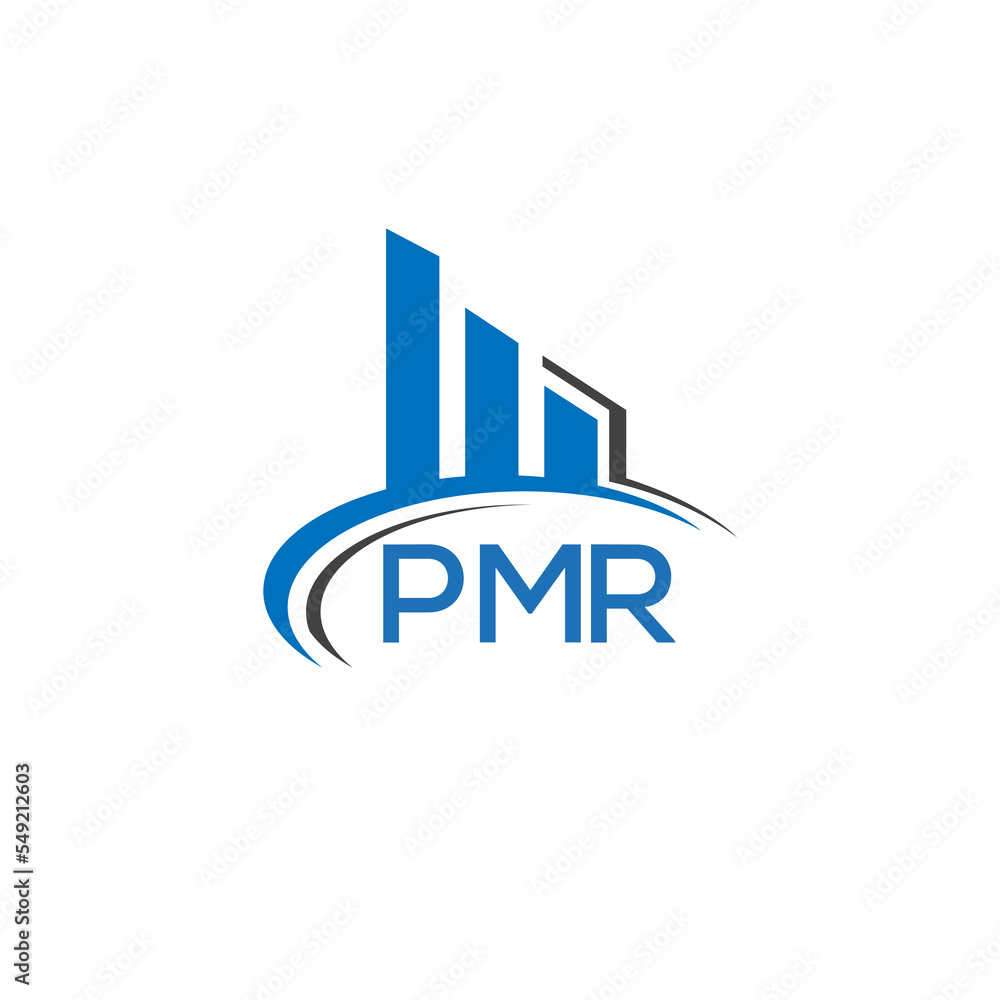 PMR letter logo. PMR blue image. PMR Monogram logo design for ...