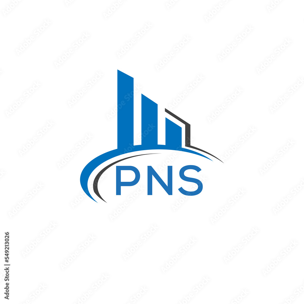 PNS letter logo. PNS blue image. PNS Monogram logo design for ...