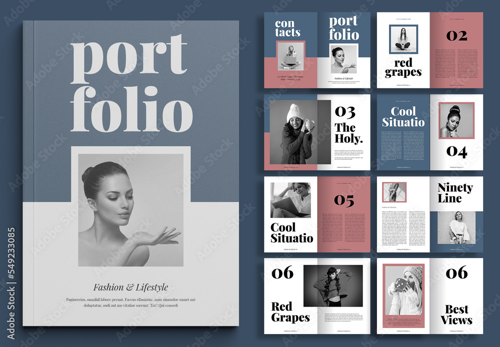 Portfolio Template Stock Template | Adobe Stock