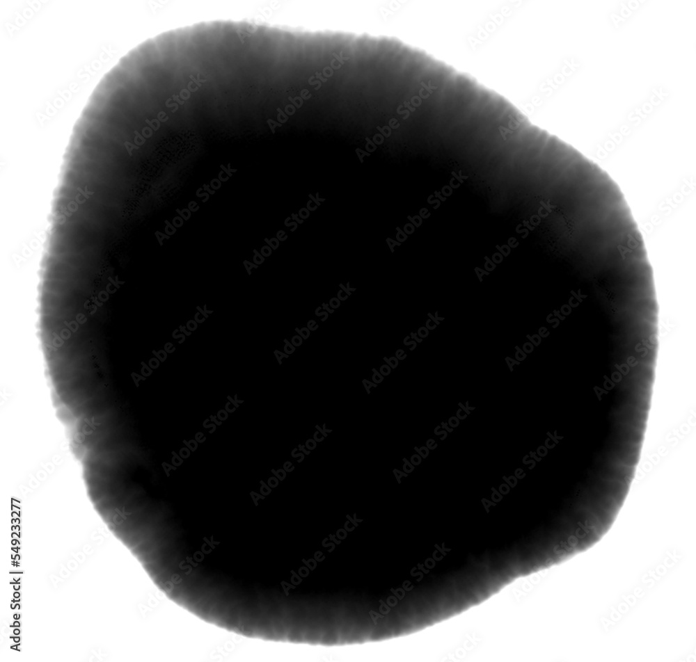 Black stain of watercolor paint. Chinese, Japanese and Korean ...