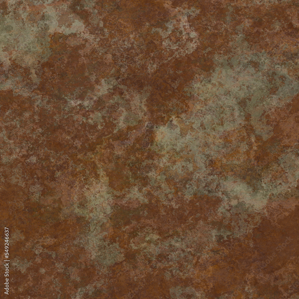 Grunge brown rusty red marble or dark soil texture, clay stains and ...