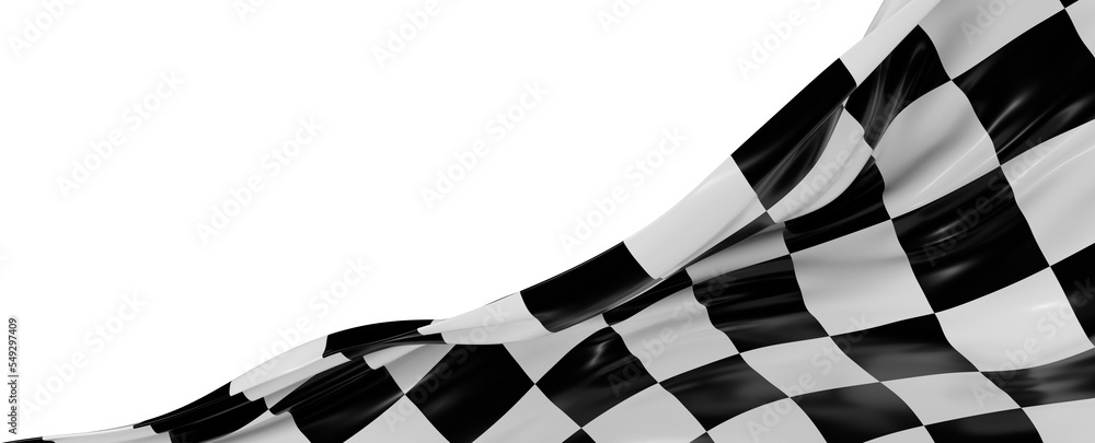 finish flag -zielfahne 3d Stock Illustration | Adobe Stock