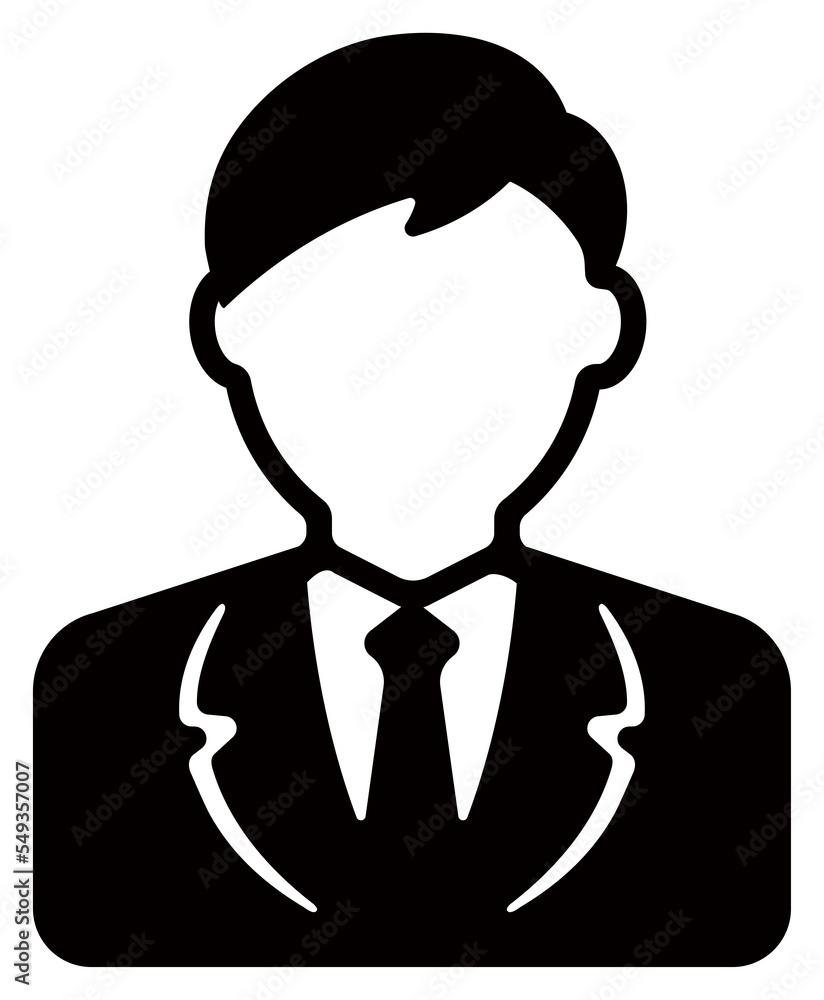 Worker , business man , business person / avatar icon illustration ...