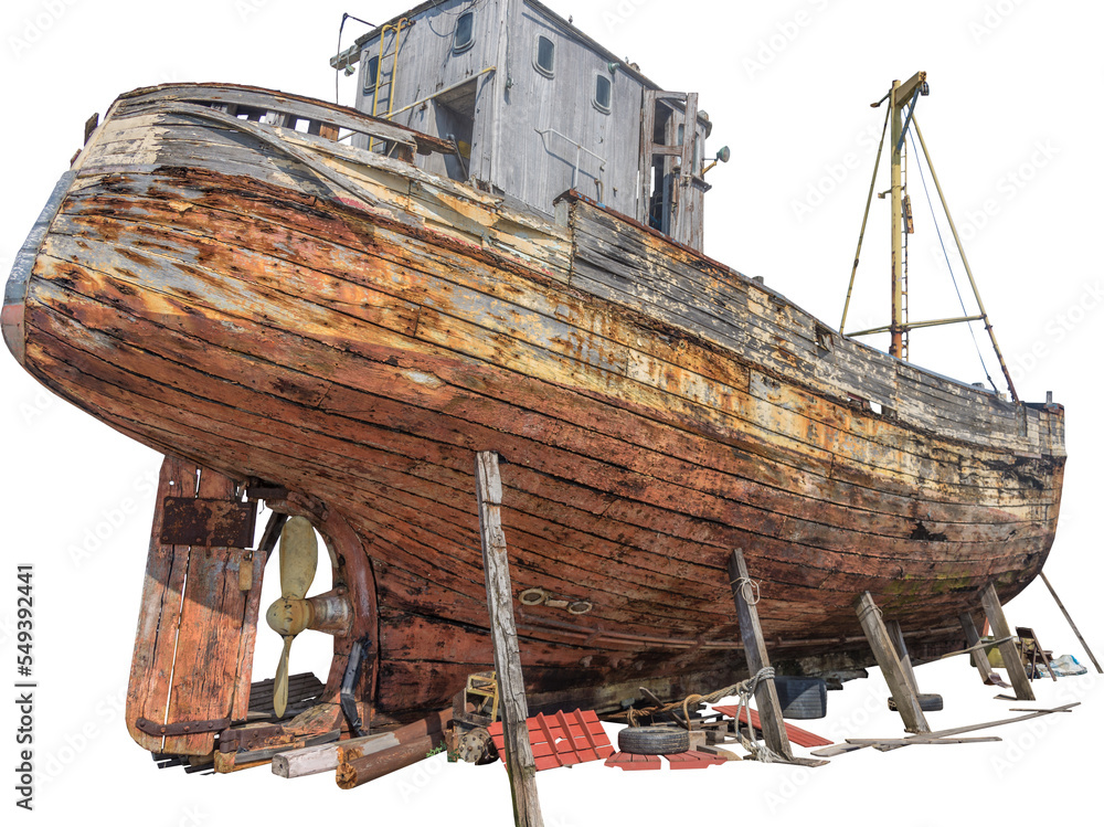 Isolated PNG cutout of a ship wreck on a transparent background Stock ...