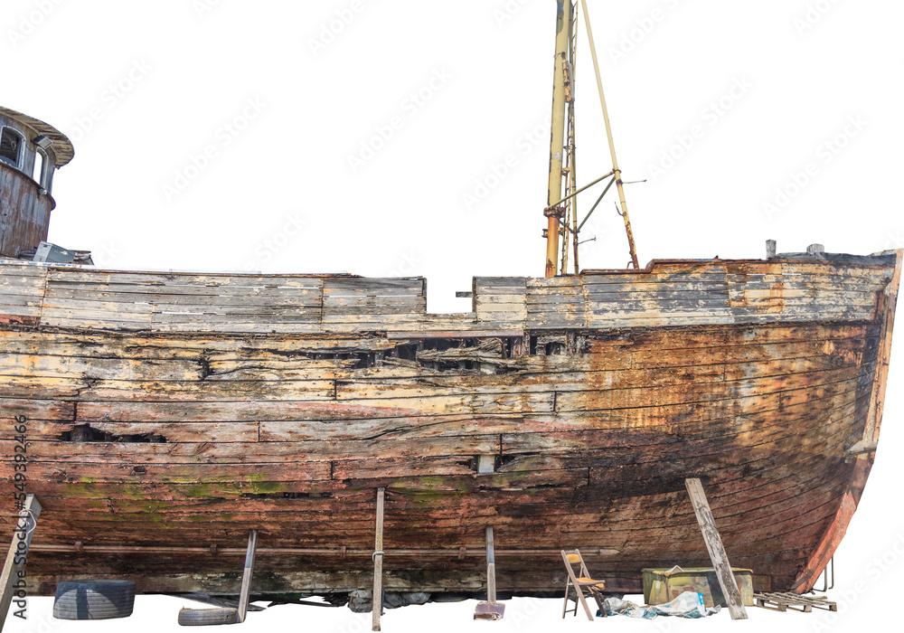 Isolated PNG cutout of a ship wreck on a transparent background Stock ...