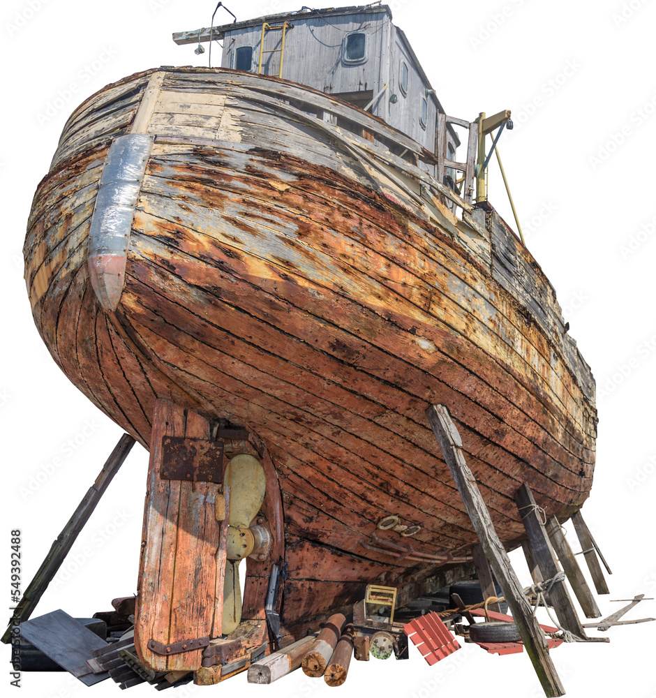 Isolated PNG cutout of a ship wreck on a transparent background Stock ...