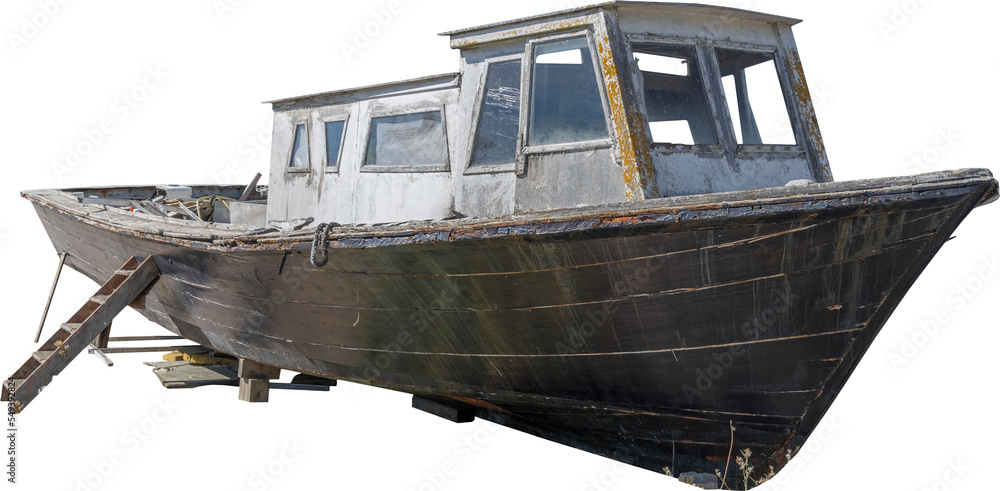 Isolated PNG cutout of a ship wreck on a transparent background Stock ...