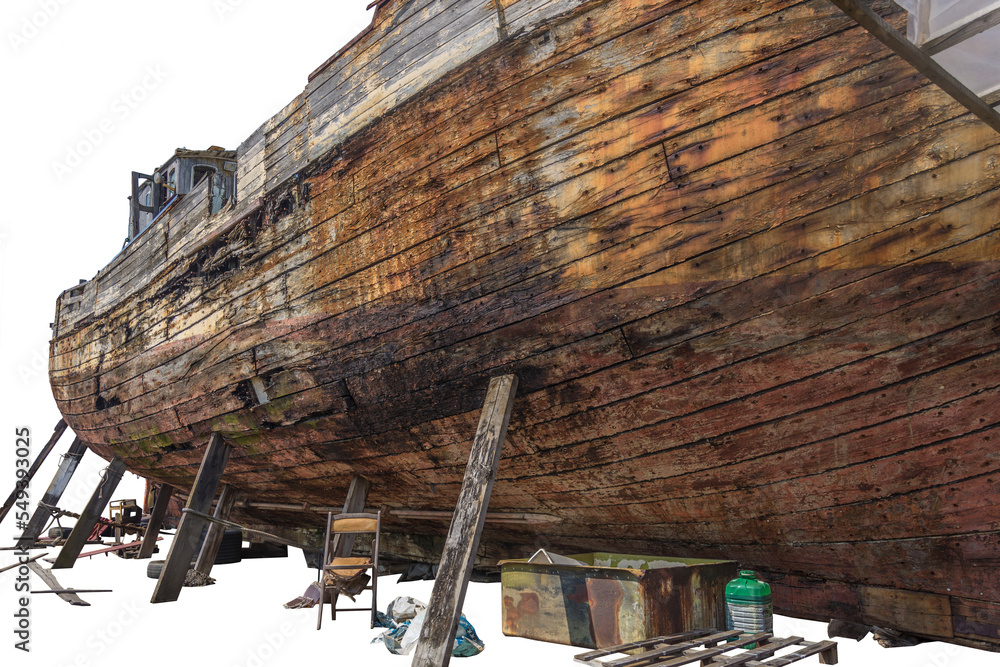 Isolated PNG cutout of a ship wreck on a transparent background Stock ...