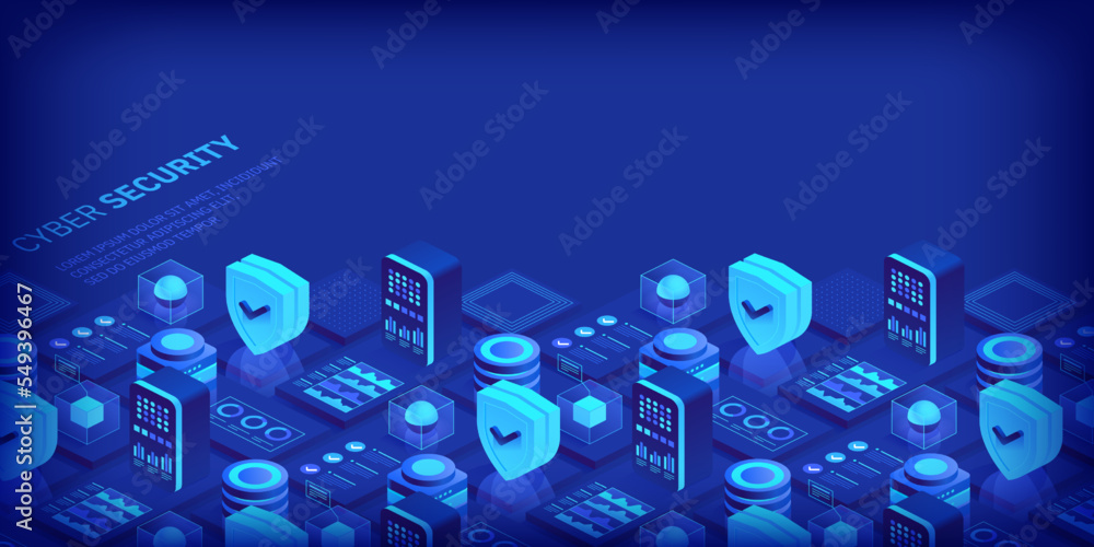 Cyber security. Data protection. Information privacy. Global network ...