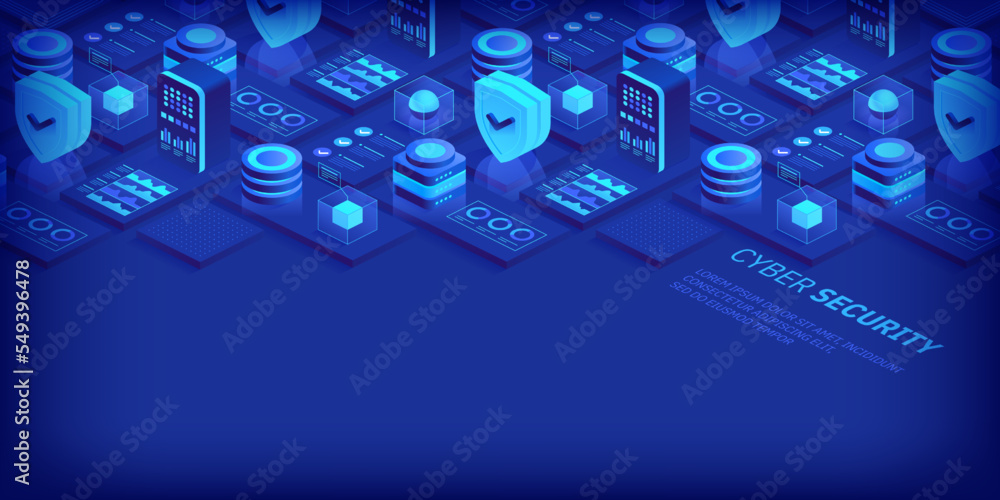 Cyber security. Data protection. Information privacy. Global network ...