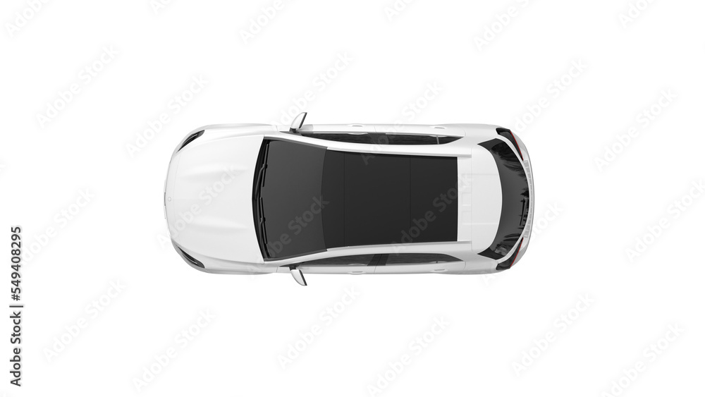 TOP view of white car isolated on white, MERCEDES GLA png transparent ...