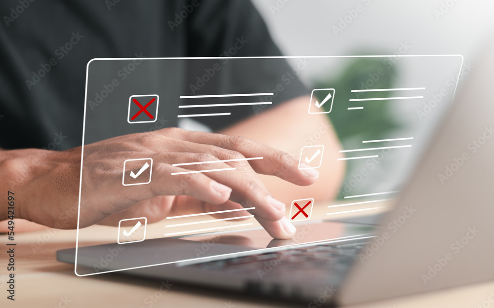 Questionnaire with checkboxes, filling survey form online, Choose the ...