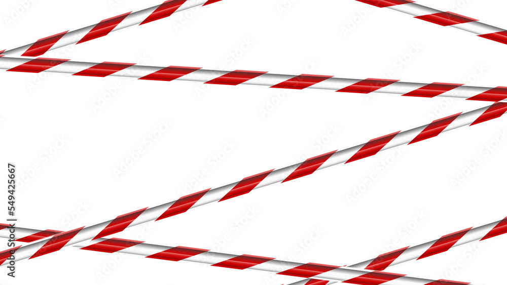 Vector set of restriction tapes, Warning tape and police line and ...