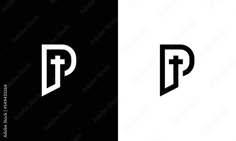 logo letter pt simple abstract font Stock Vector | Adobe Stock