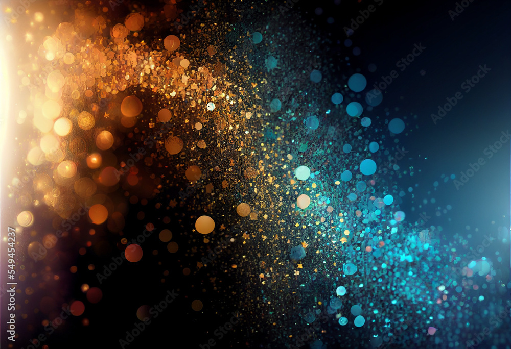 abstract gold glitter glow light shine, abstract bright effect magic ...