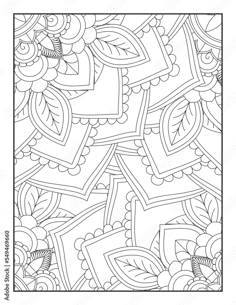 Mandala Coloring Pages, Pattern Coloring Page, Adult Coloring Page ...