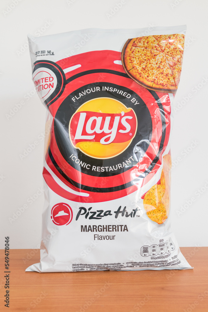 Pruszcz Gdanski, Poland - September 26, 2022: Pack of Lay's chips ...